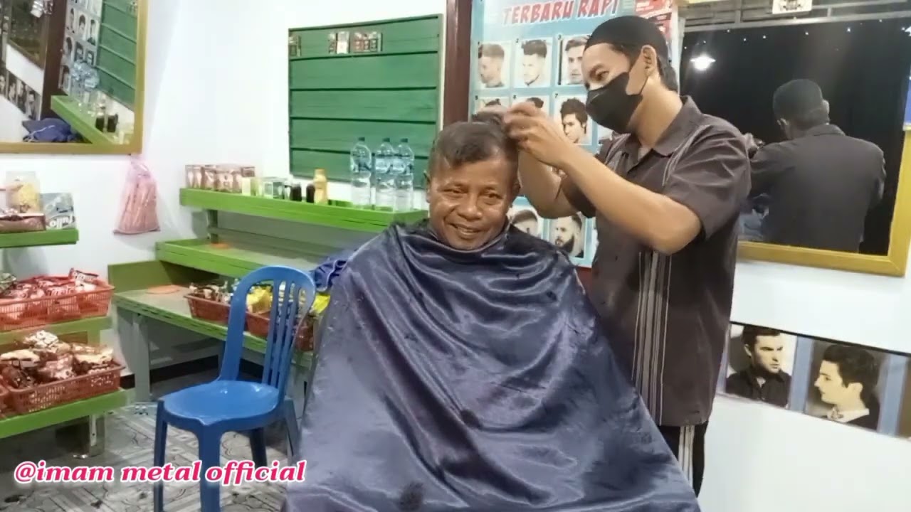 potong rambut pendek ala bapak bapak ️ cukur 321 ️ - YouTube