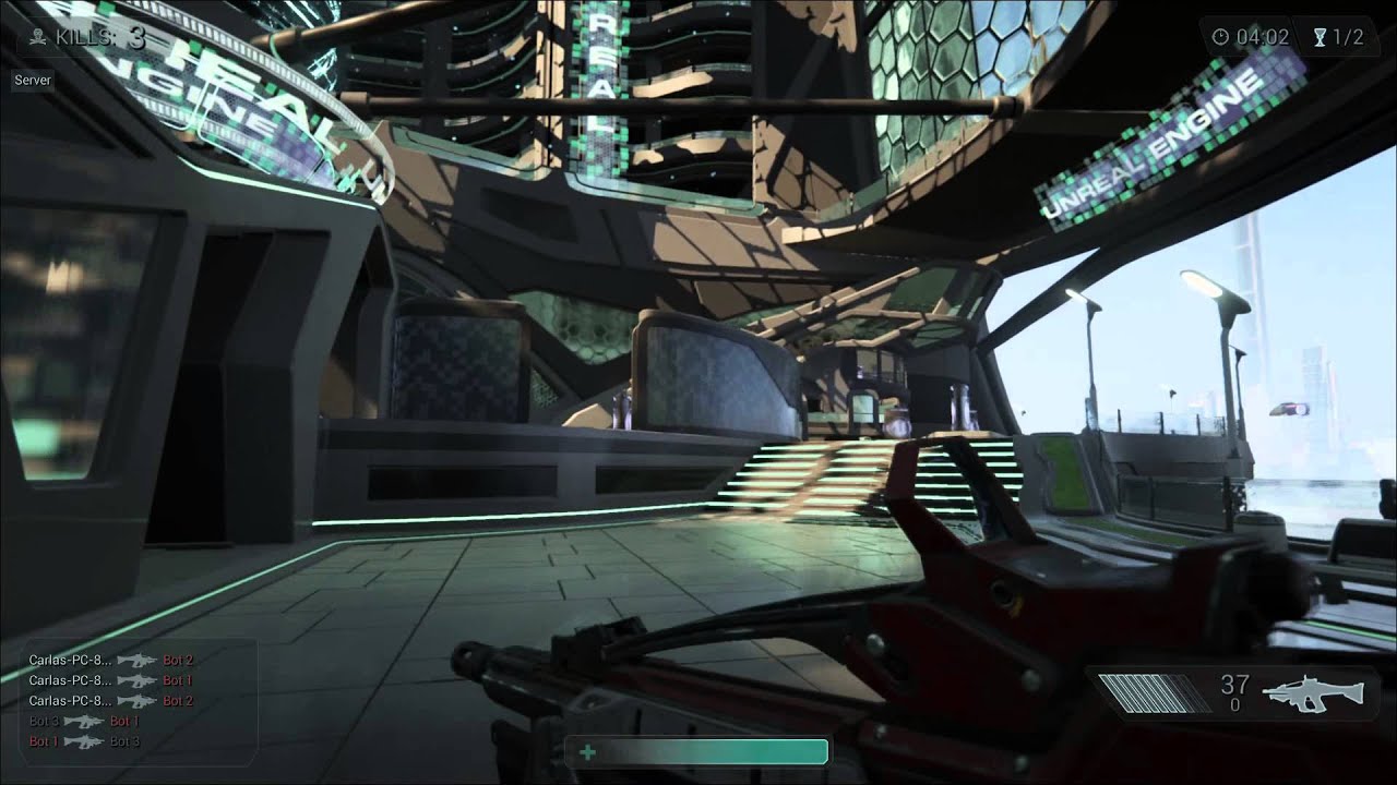 Unreal Engine 4 - Shooter Game Demo All Max Nvidia GTX970 - YouTube