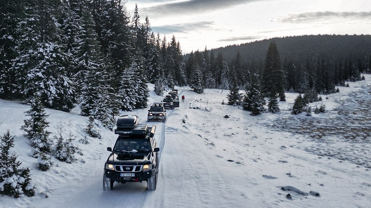 Overlanding In Snow - Winter Truck Camping Romania - YouTube