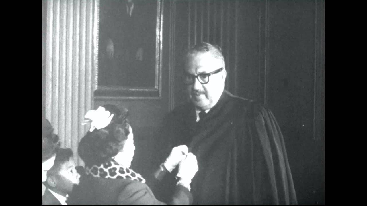 Thurgood Marshall Supreme Court Sworn In