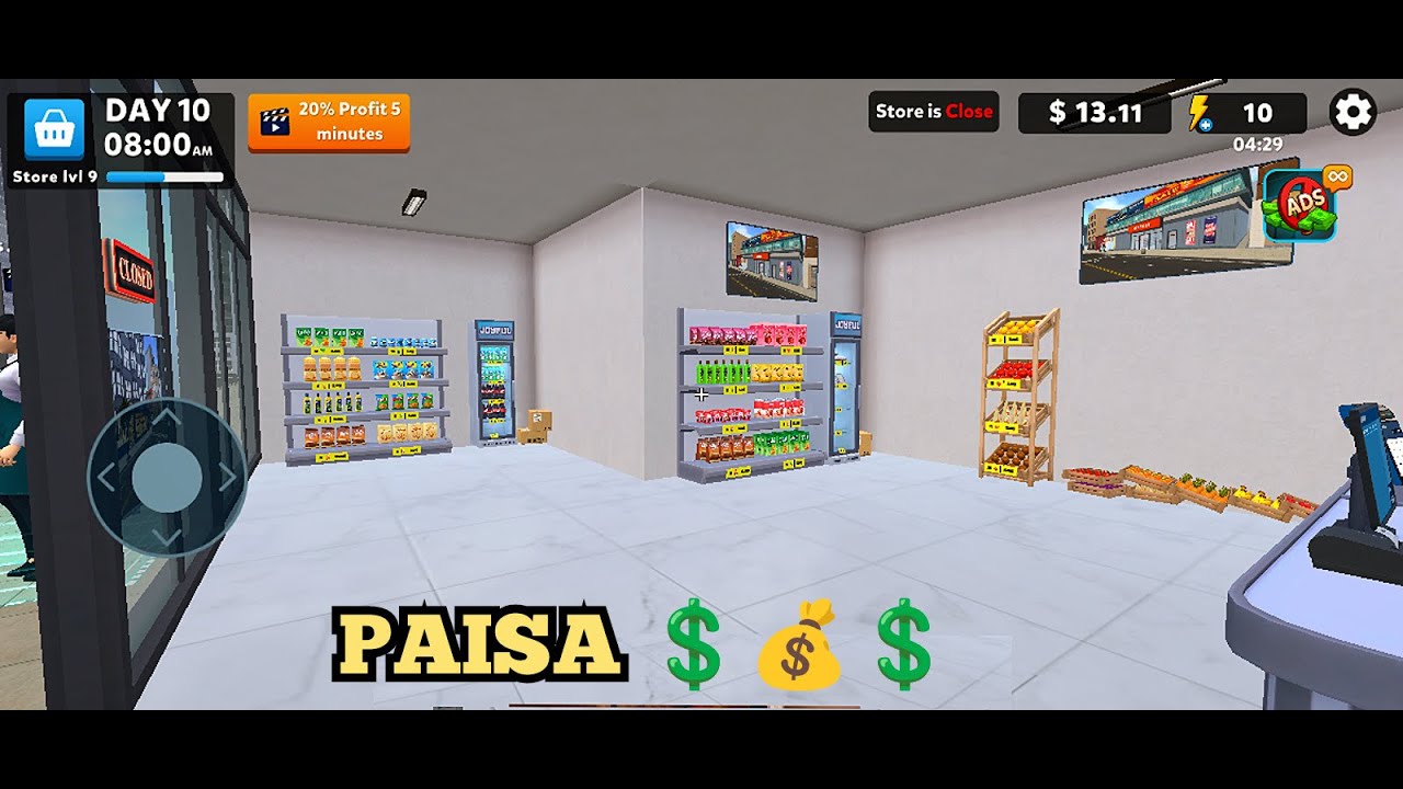 I FULLY UPGRADED MY SHOP| SUPERMARKET SIMULATOR - YouTube