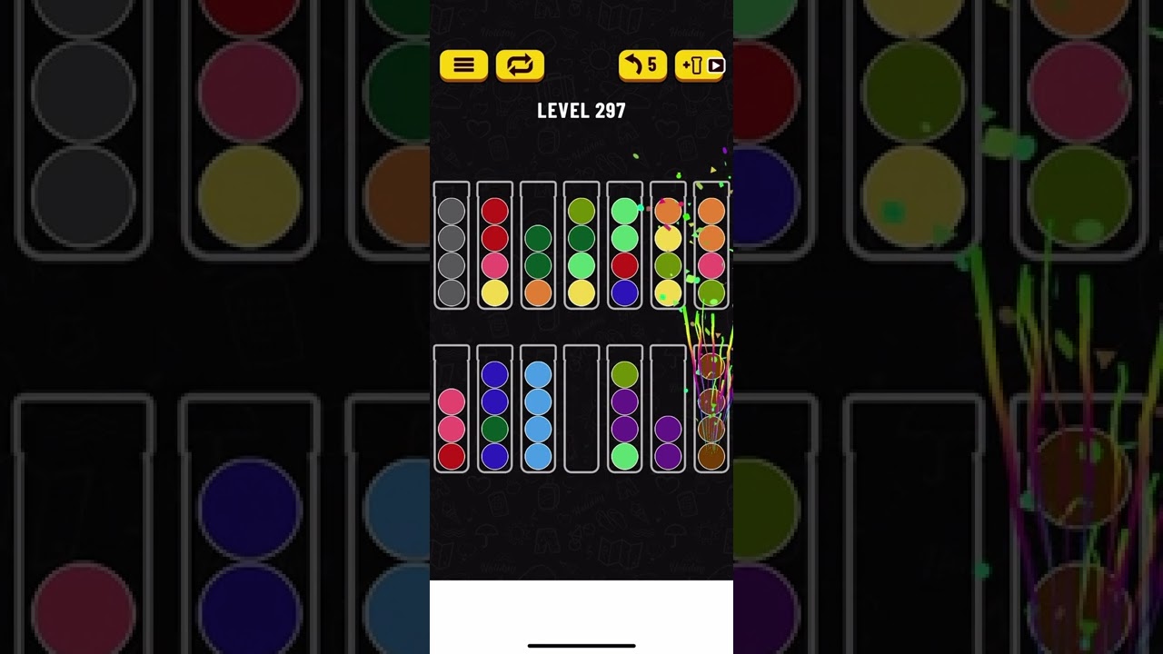 Ball Sort Puzzle 💡 Level 297 No Booster - YouTube