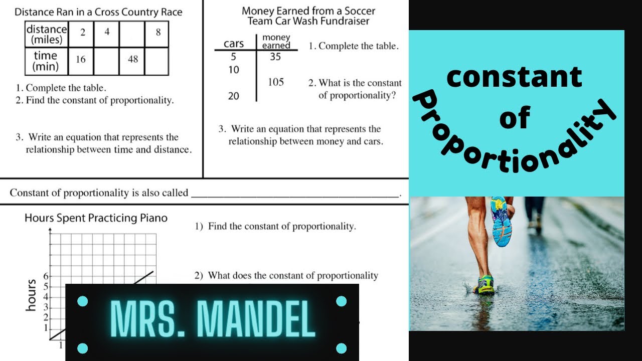 Constant of Proportionality - YouTube