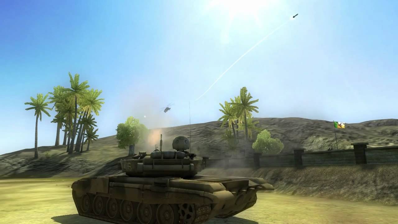 Battlefield BF2 Tank VS Chopper - YouTube