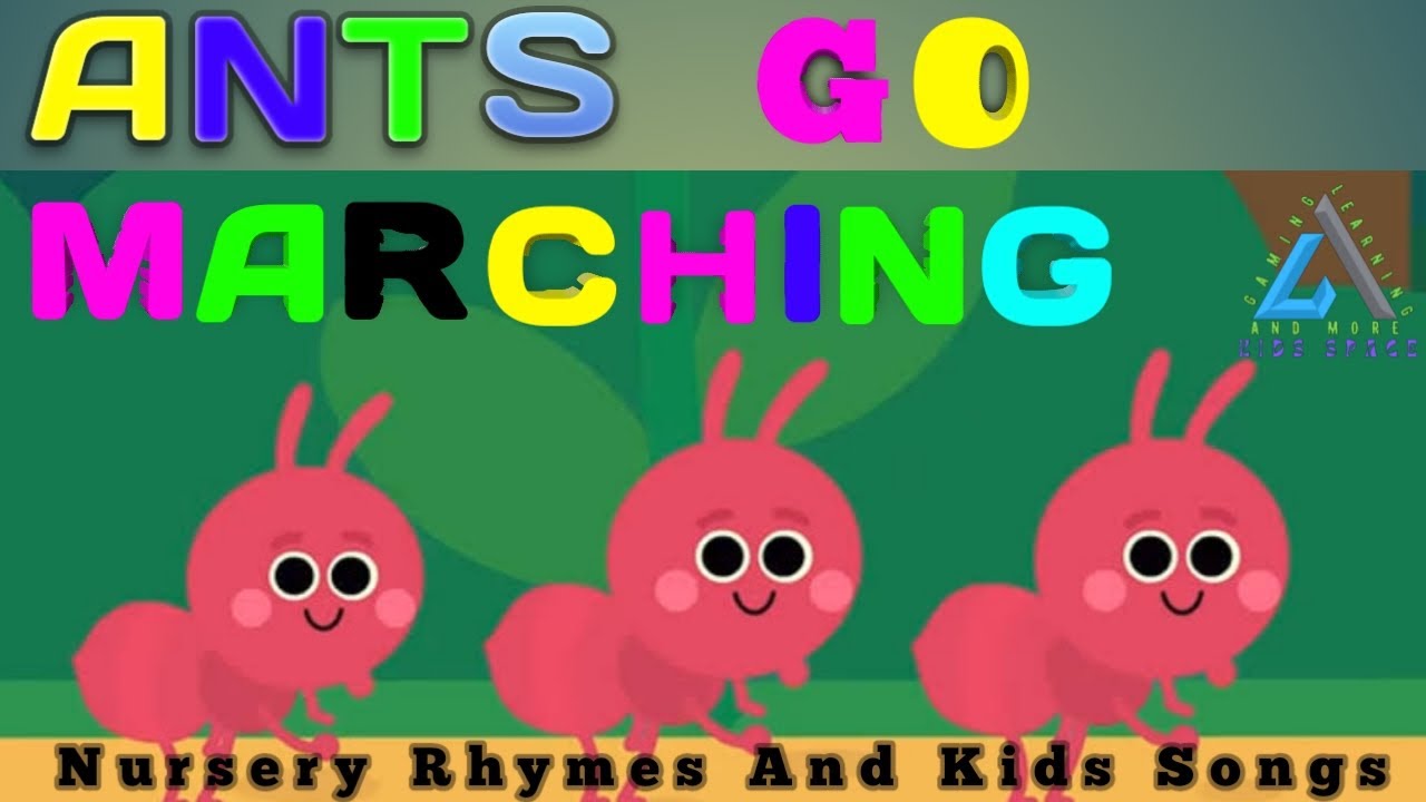Ants Go Marching | Kids songs and cartoon videos #animalsvideo - YouTube
