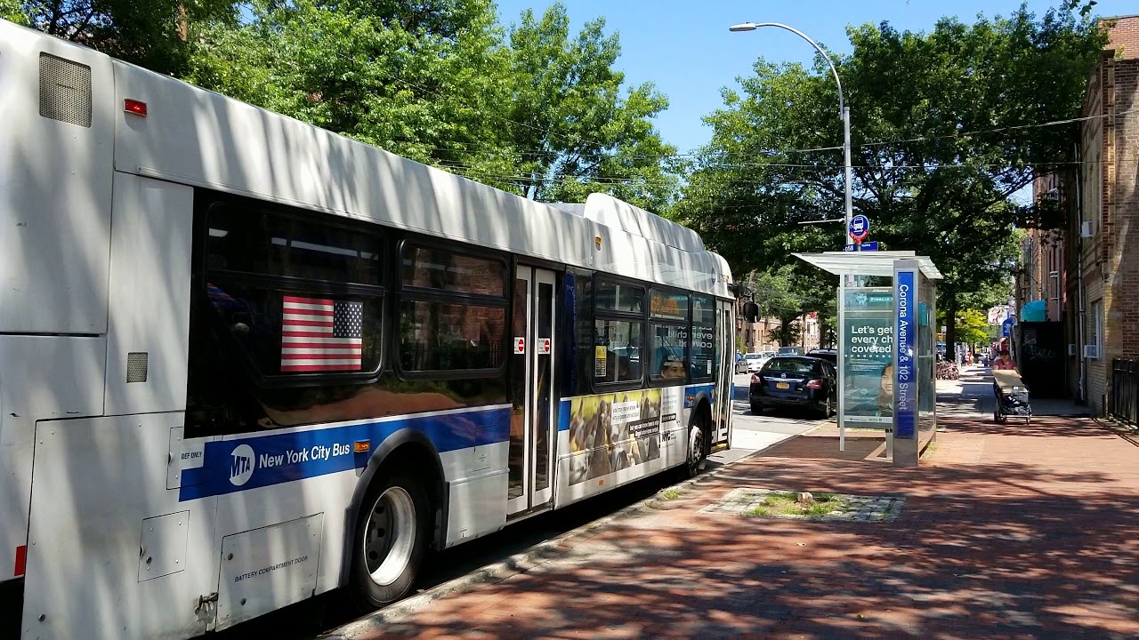 A New Flyers 2014-2015 XD40 Flushing Main Street Bound Q58 Bus ...