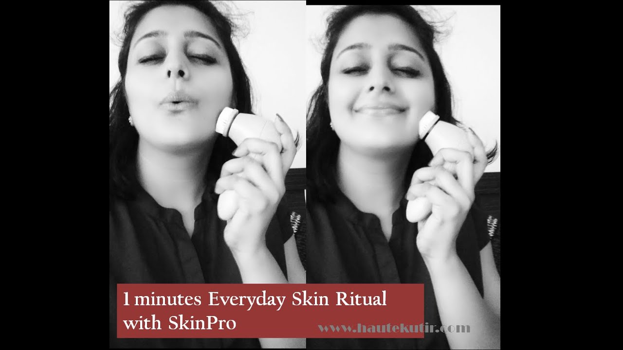 Beauty Review: Oriflame skinPro Facial Cleanser Device - YouTube