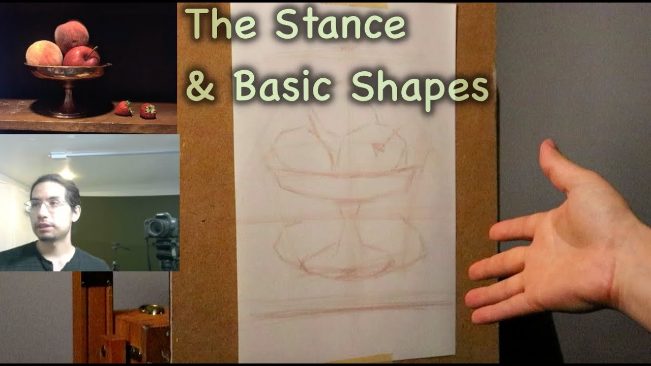 Learning To Draw & Paint With Yupari | The Stance & Basic Shapes - YouTube