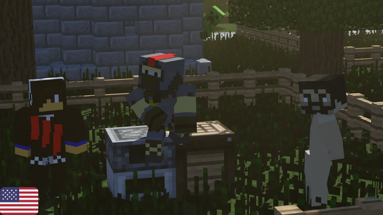 Newbies (Minecraft Machinima) remake episode 2(English version) - YouTube