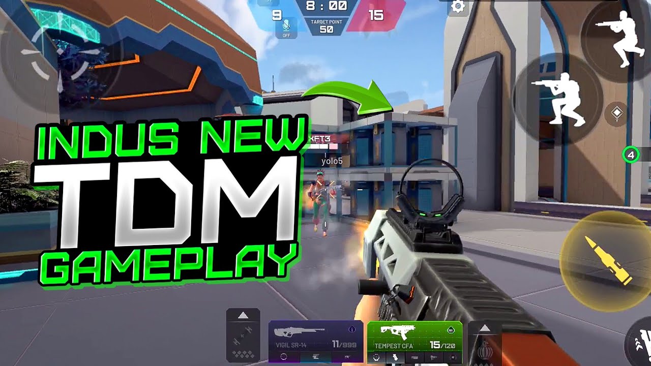 Indus game Tdm mode gameplay | Indus gameplay | Indus battle royale ...