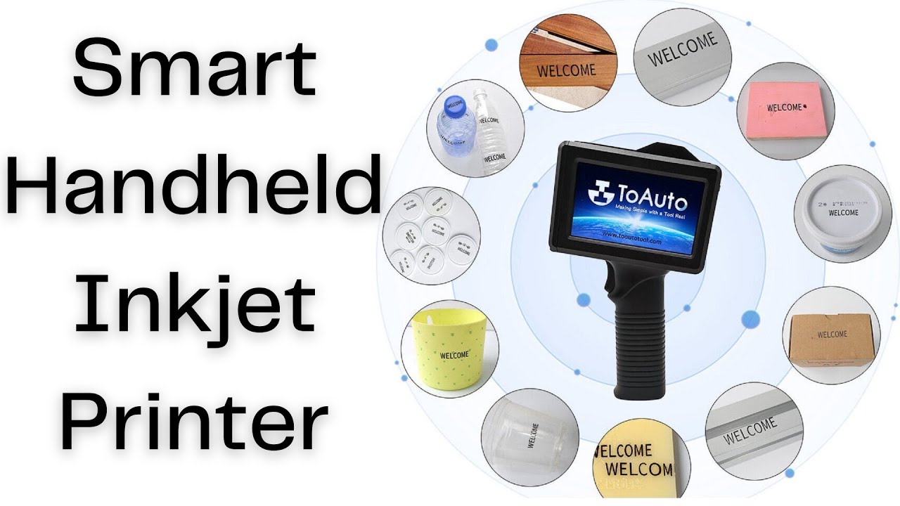 Smart Handheld Inkjet printer |Batch Printing Machine |Date Printing ...