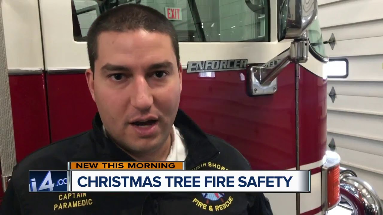 First responders warn of Christmas Tree fire danger - YouTube