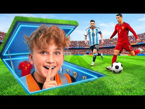 Ronaldo İçin Gizli Bir Futbol Sahası İnşa Ettim!