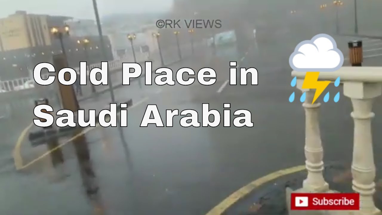 Rainfall in Abha Saudi Arabia - YouTube