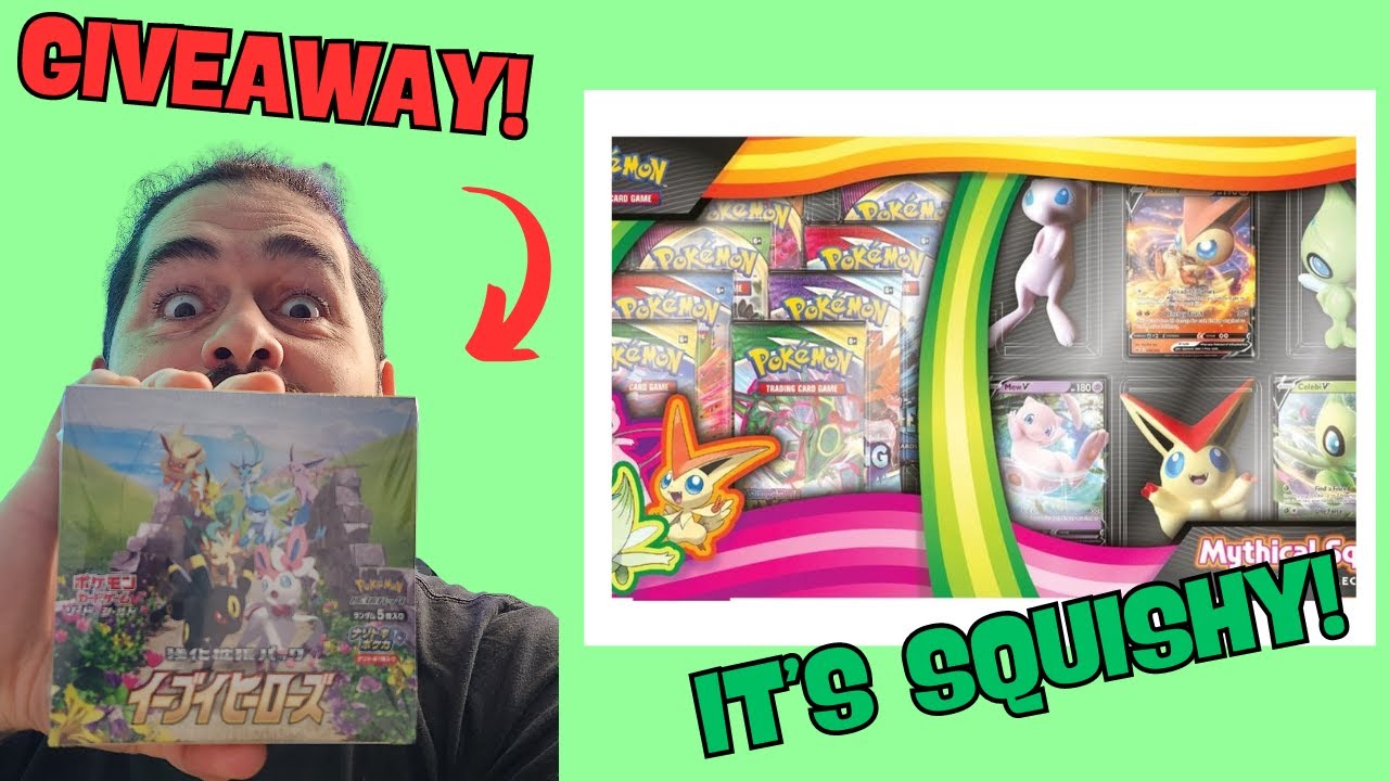 Eevee Heroes Giveaway with Squishy Pokemon! - YouTube