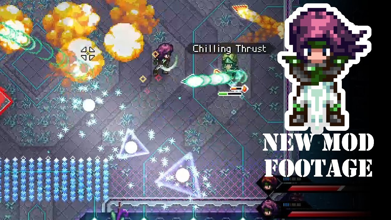 Crosscode: New Triblader Footage (Modded) - YouTube