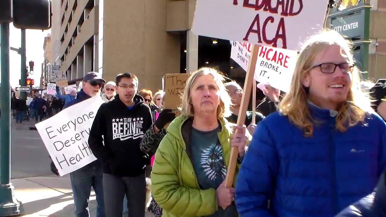 Protect Our Healthcare Rally/March - YouTube