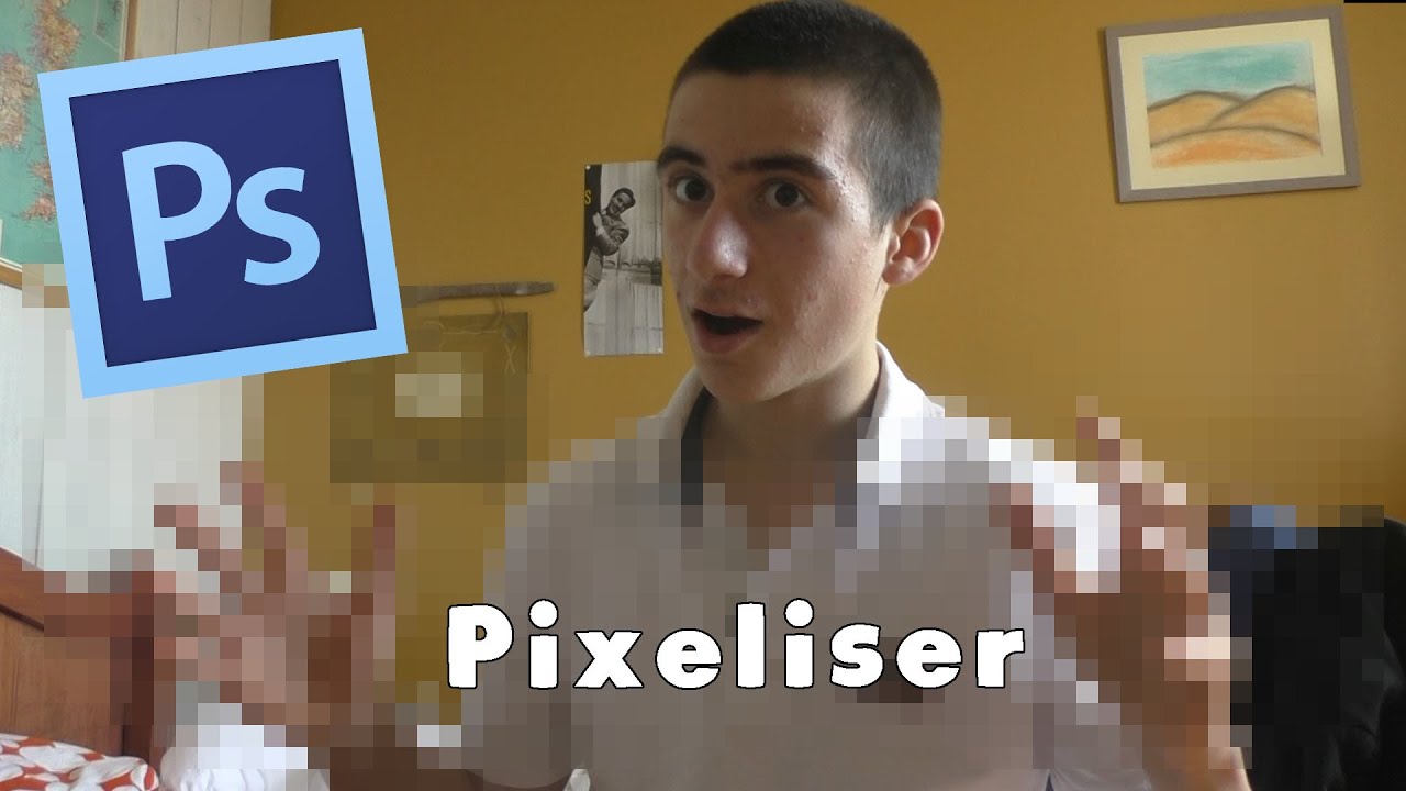 Comment pixeliser un calque sur Photoshop ! - El Genius [tuto] - YouTube