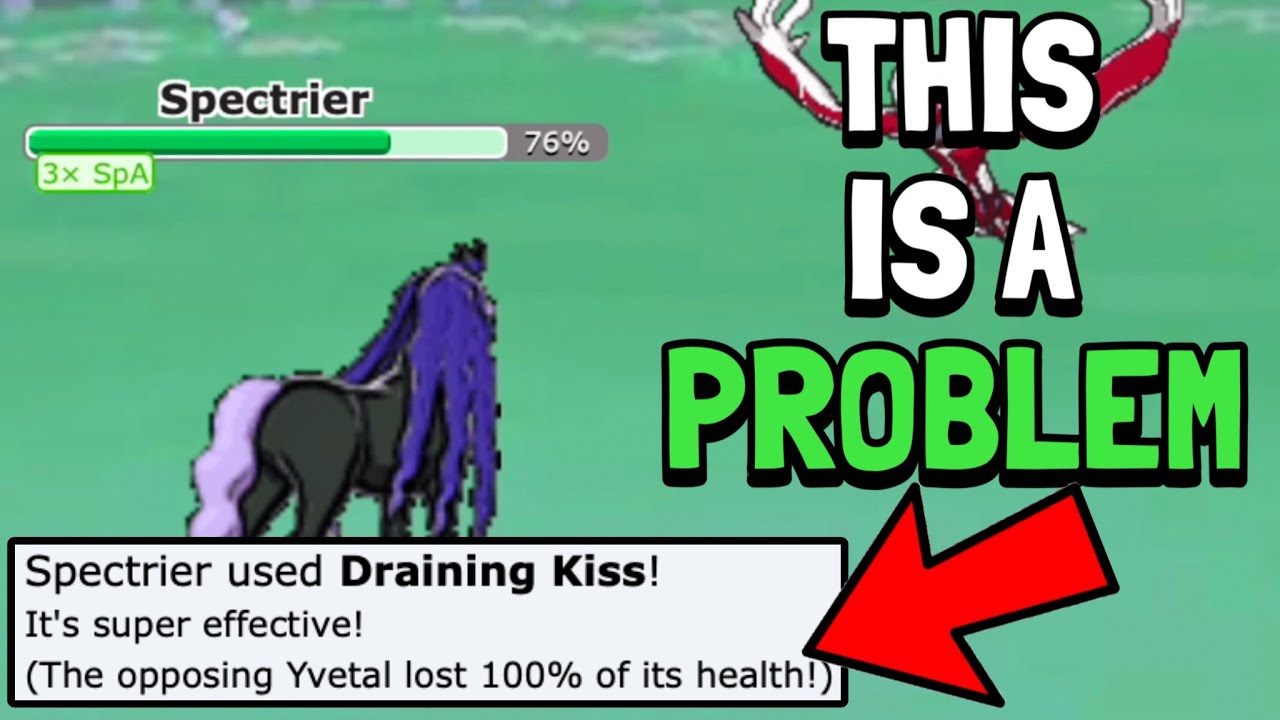 How Pokemon MADE Spectrier BUSTED in Competitive Singles - YouTube