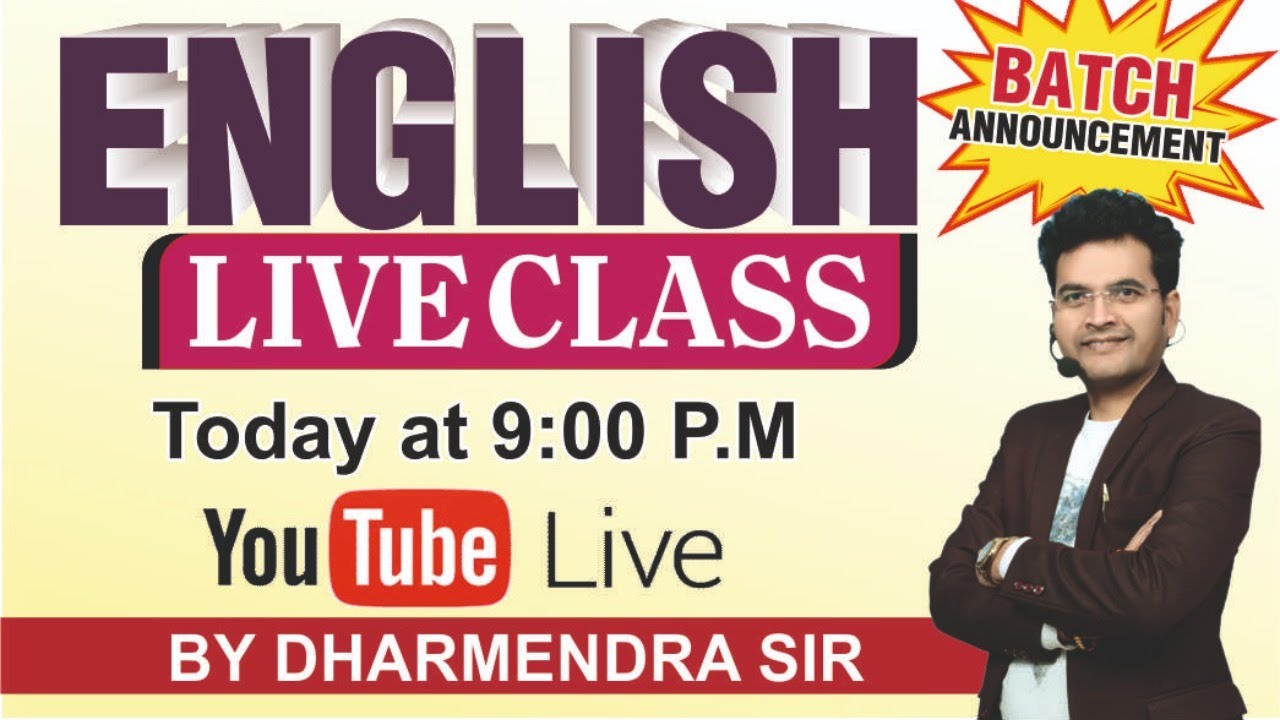 English Live Class Use Of Than Foundation Live Class By Dharmendra Sir YouTube english-live-class-use-of-than-foundation-live-class-by-dharmendra-sir-youtube