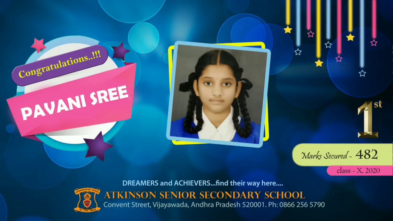 CONGRATULATE VIDEO ON TOPPERS FROM 12th & 10th Std. | ATKINSON SR. SEC ...