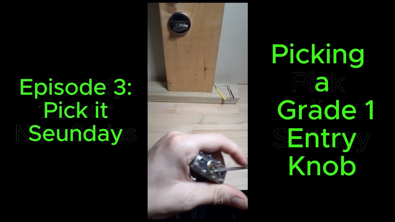 Episode 3: Pick it Sunday - Picking a Grade one Entry Knob - YouTube