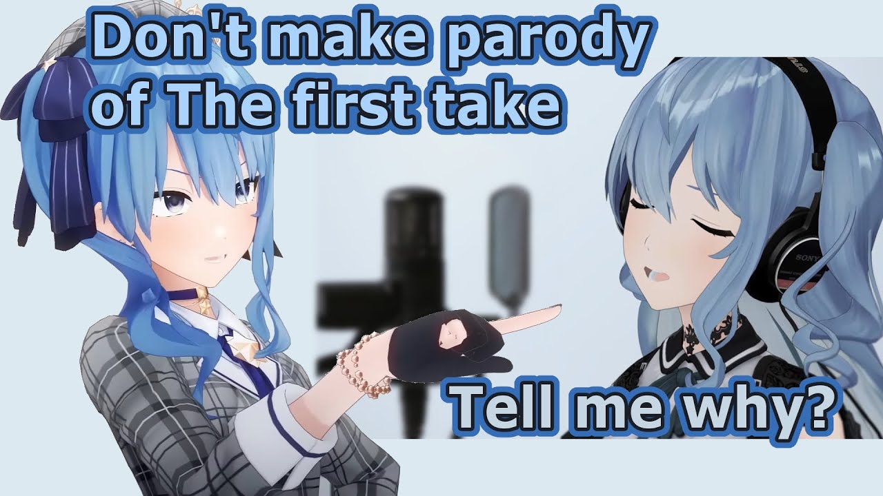 Suisei ever thought to make video like the first take but has stopped ...