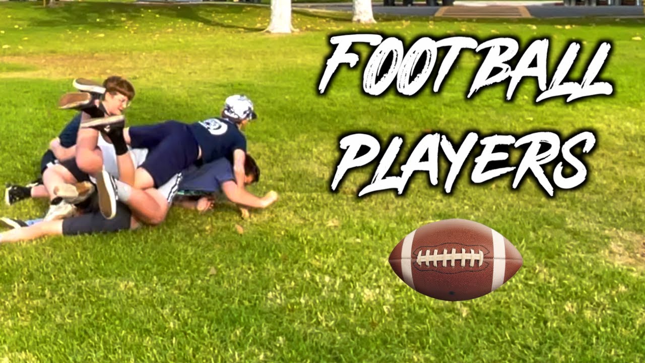 Different Types Of Football Players (Super Bowl) - YouTube