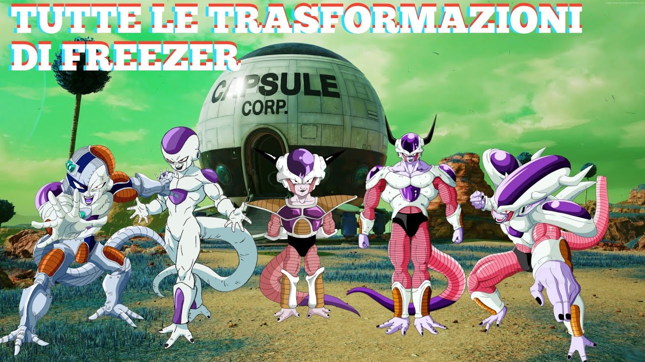 Tutte le trasformazioni di Freezer - YouTube