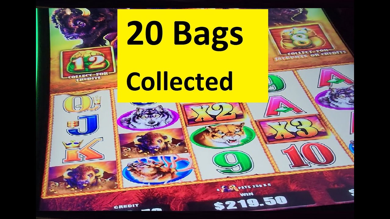 Huge Win!! Buffalo Triple Power Slot!! Aristocrat - YouTube