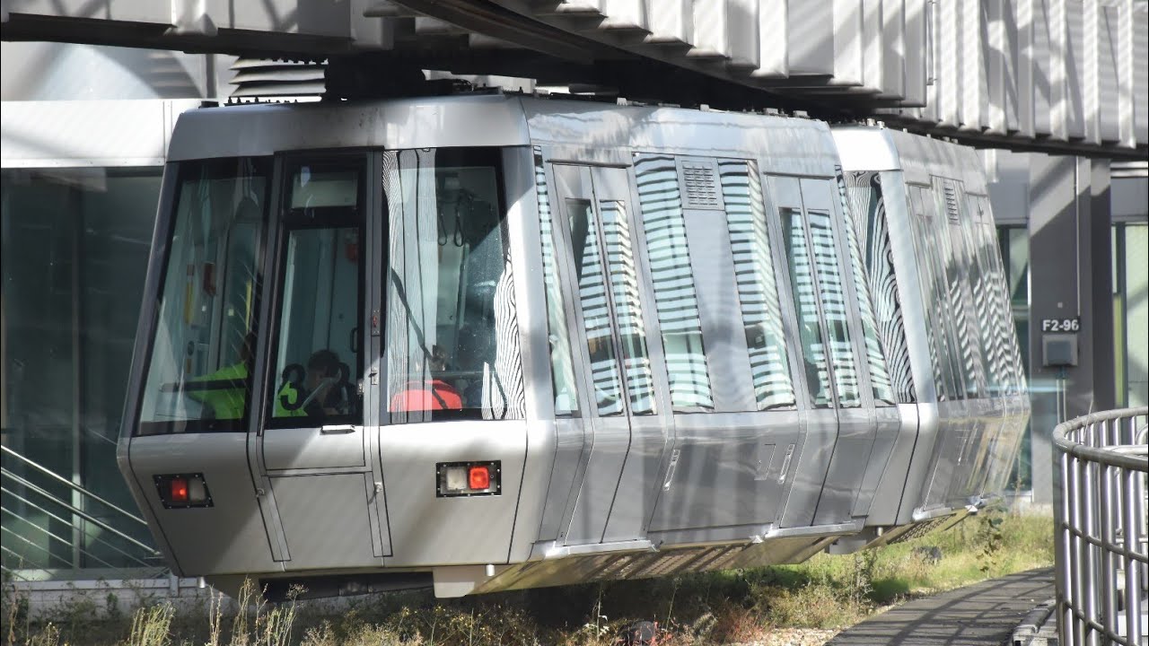 [DUS]Düsseldorf International Airport SkyTrain monorail 杜塞爾多夫國際機場懸吊式空中 ...