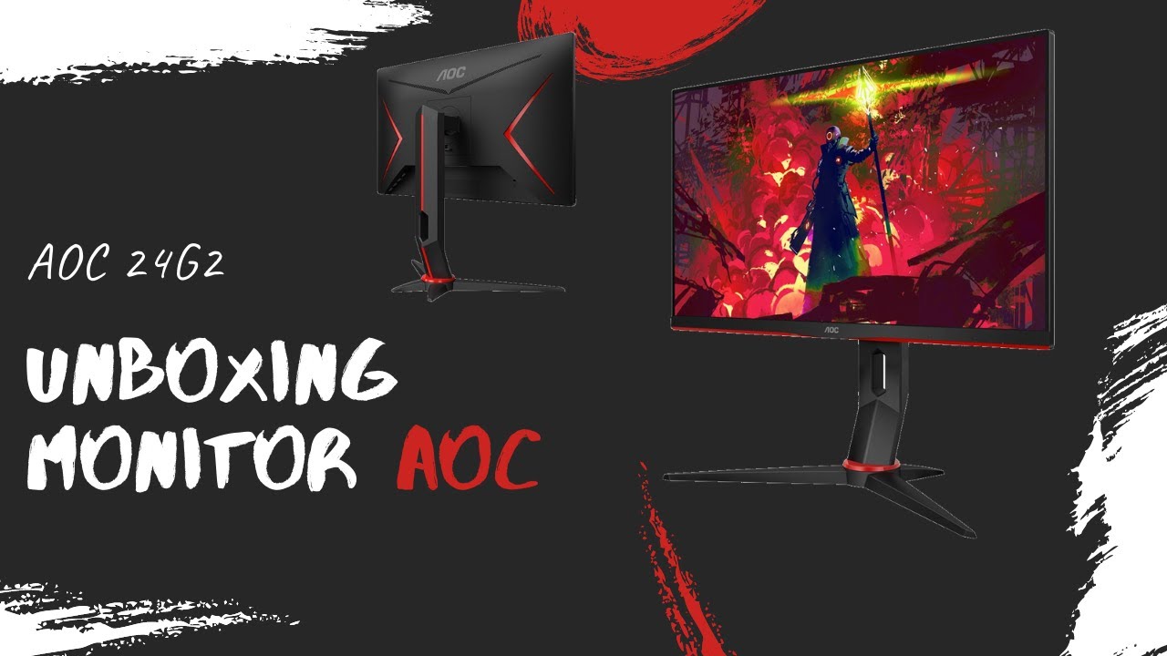 Unboxing Monitor AOC HERO 24G2 - O Melhor do momento - YouTube