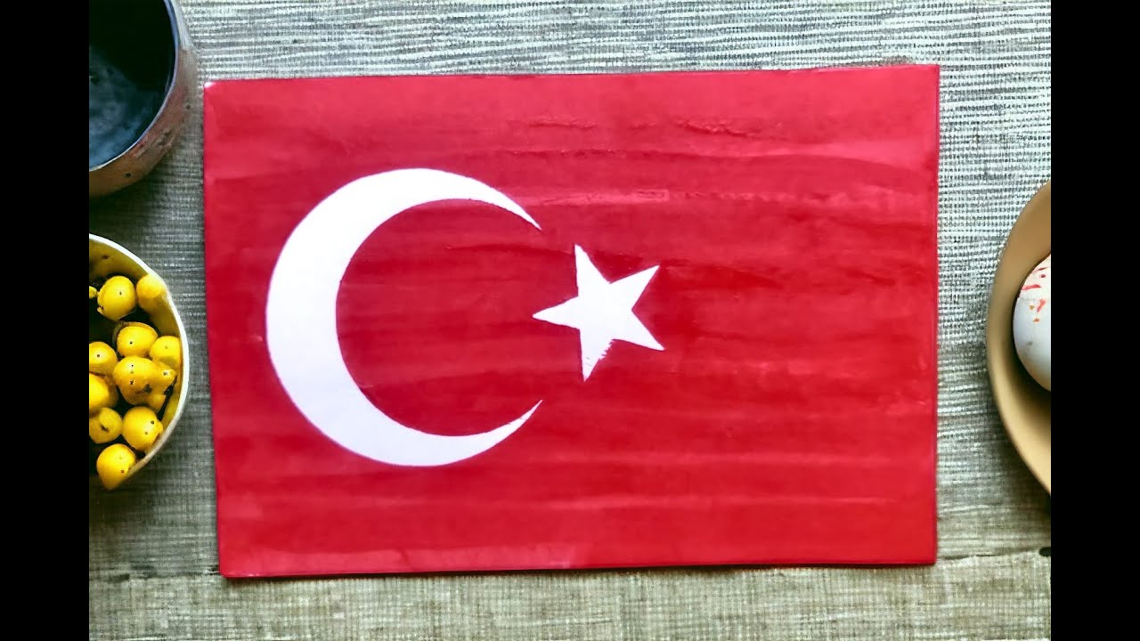 Turkish Flag Drawing MASTERY in 3 Minutes or Less! - YouTube