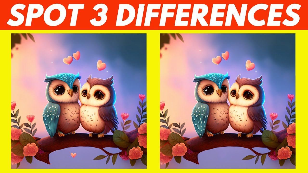 Spot the Differences |Only Genius Find Differences |Try to spot 3 ...