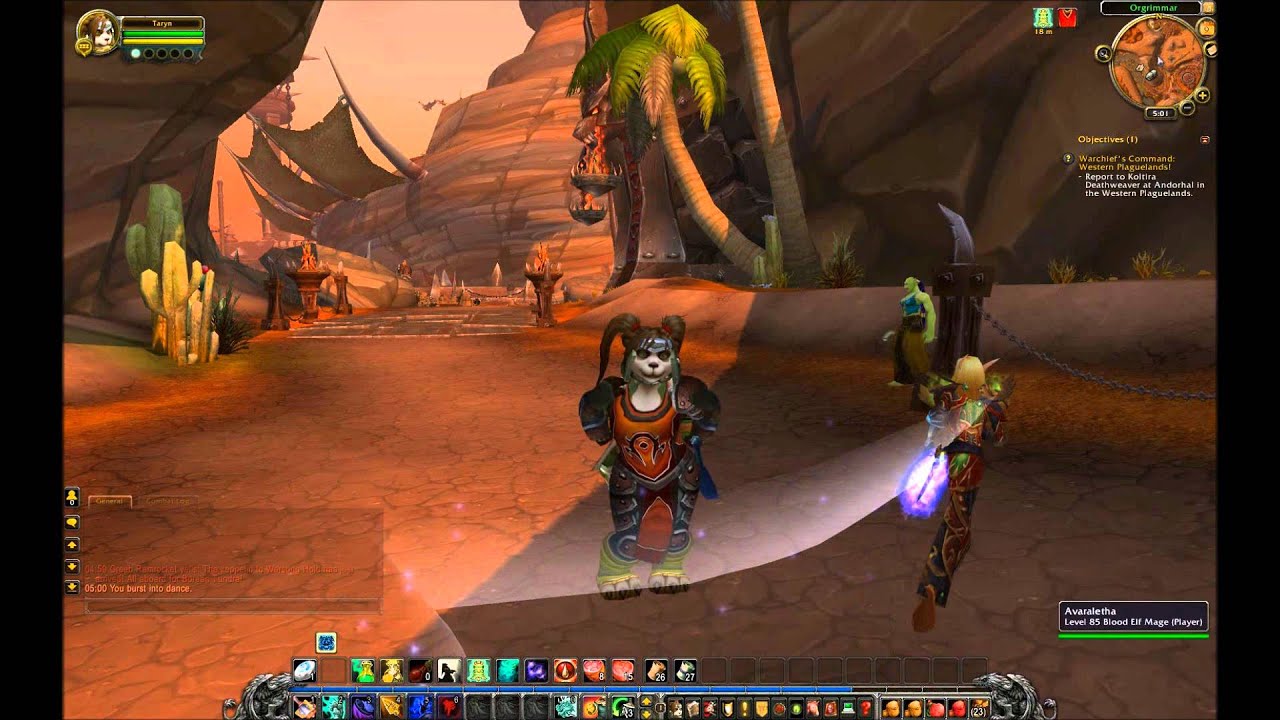 Mists of Pandaria Beta: Pandaren Dances - "Everyday I'm Pandaren" - YouTube