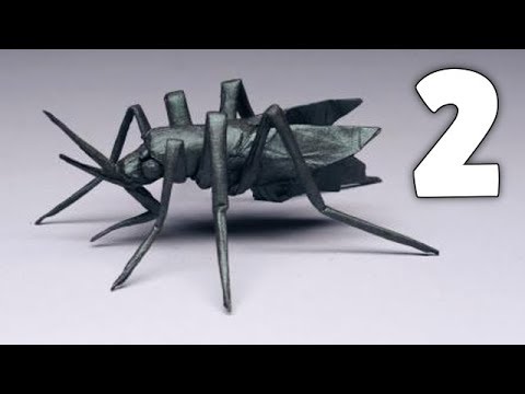 Origami Aedes aegypti (Mosquito) Tutorial By Robert Lang - Part 2/2 ...