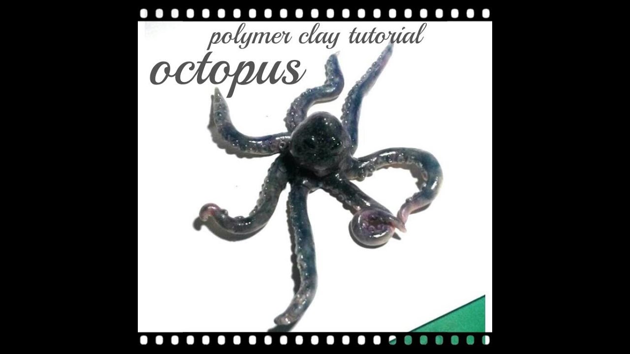 Miniature Octopus Tutorial-Polymer Clay Tutorial/ DIY - YouTube