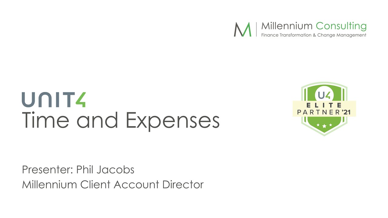 Unit4 Time and Expenses - YouTube