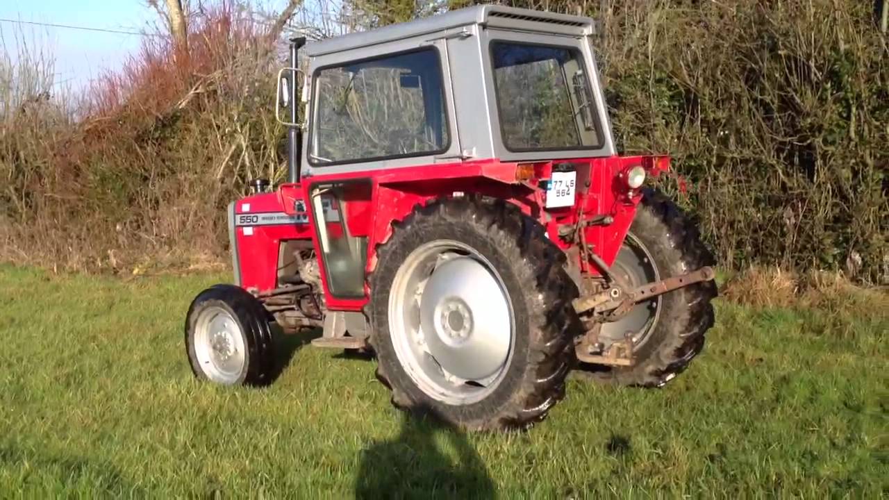 Massey Ferguson 550 - YouTube