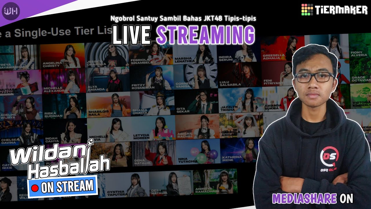 LIVE MEDIASHARE ON | Mencoba Untuk Merating Video Kampanye SSK JKT48 ...