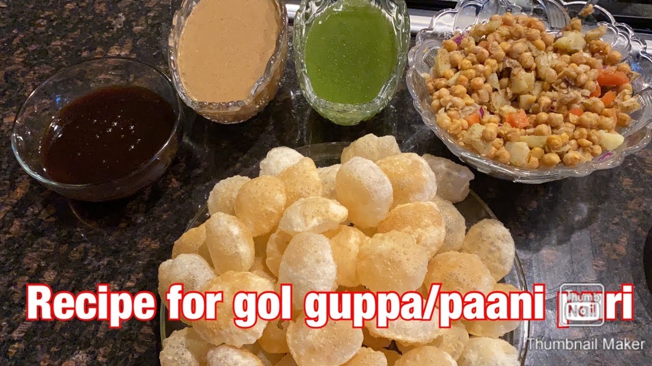 How to Make Gol Gappay/Paani Puri | Easy and Delicious Recipe for Gol ...