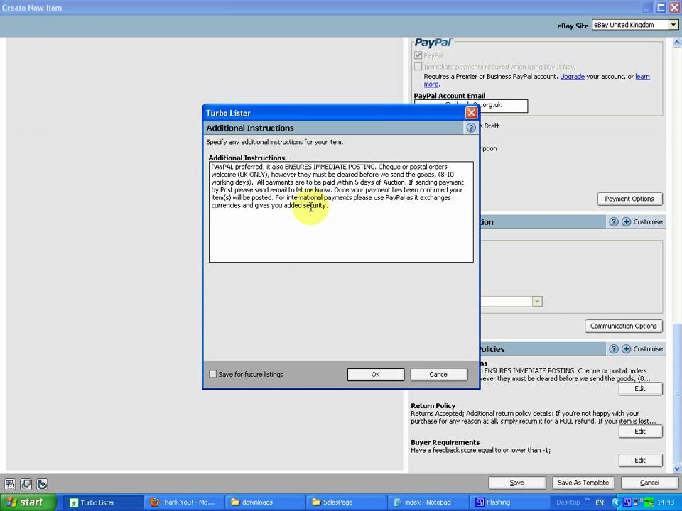 Part 3 Using Turbo Lister.avi - YouTube