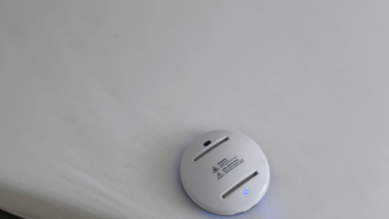 Cleansebot falls down from bed - YouTube