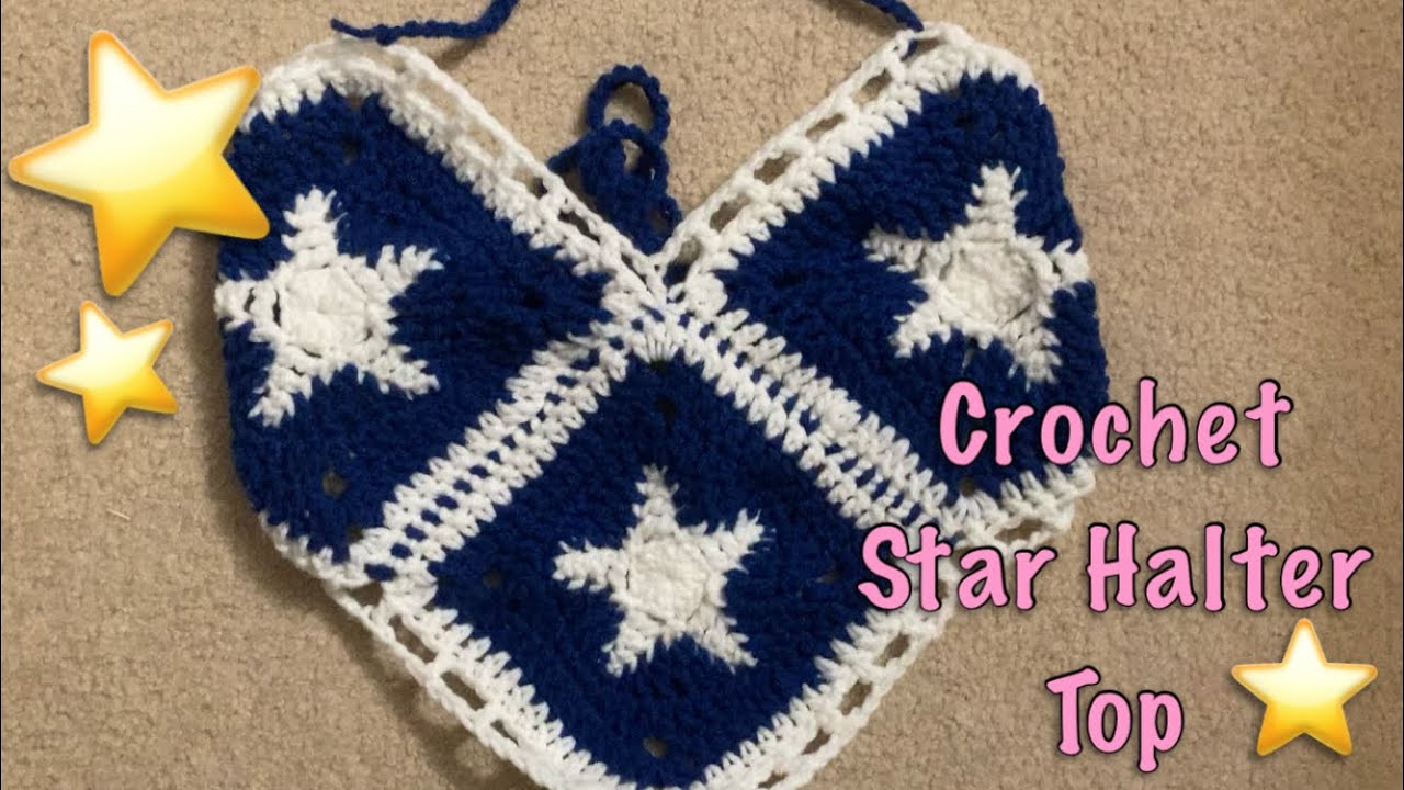⭐️How to Crochet a Star Halter Top Tutorial⭐️ - YouTube