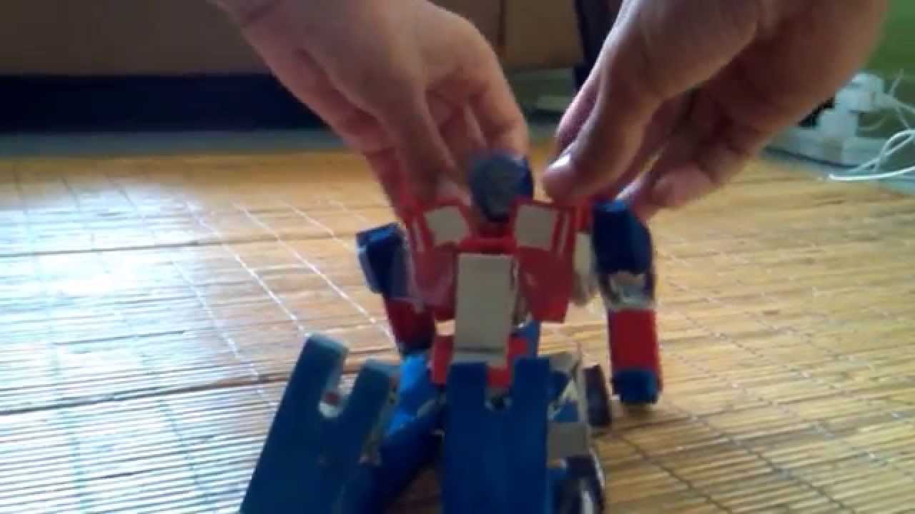 TF AOE - Transformable paper Optimus Prime (EvasionMode) - YouTube