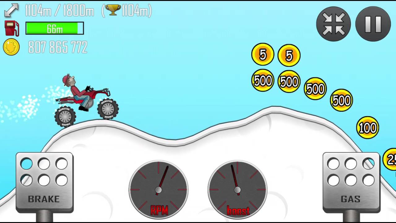 Kids Games-Hill Climb QUAD BIKE ARCTIC ROAD-Hill Climb Racing Game ...