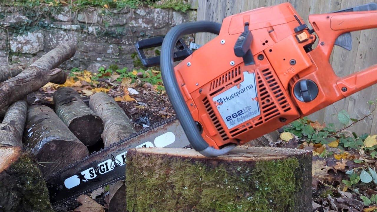 Let's smash some ash! OG 262xp at the woodpile. Plus my other 262 ...