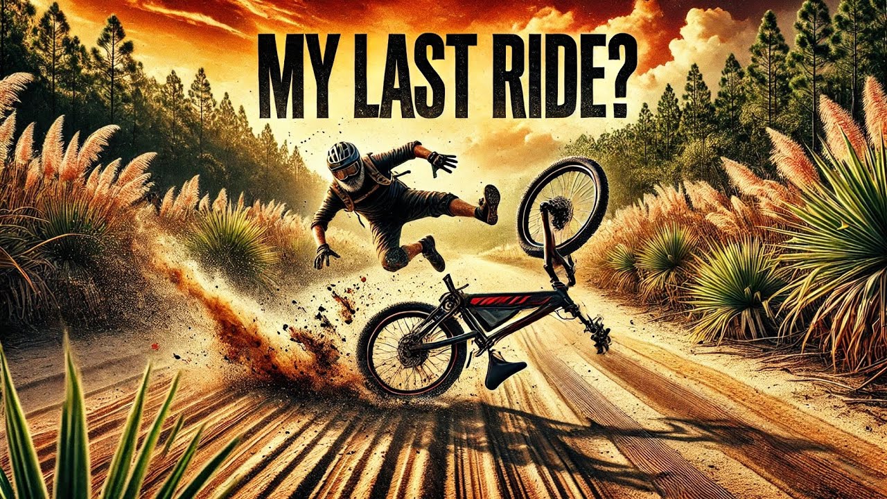 E-Bike Wipeout & Last Ride in Hilochee WMA! 😎 🚴 - YouTube