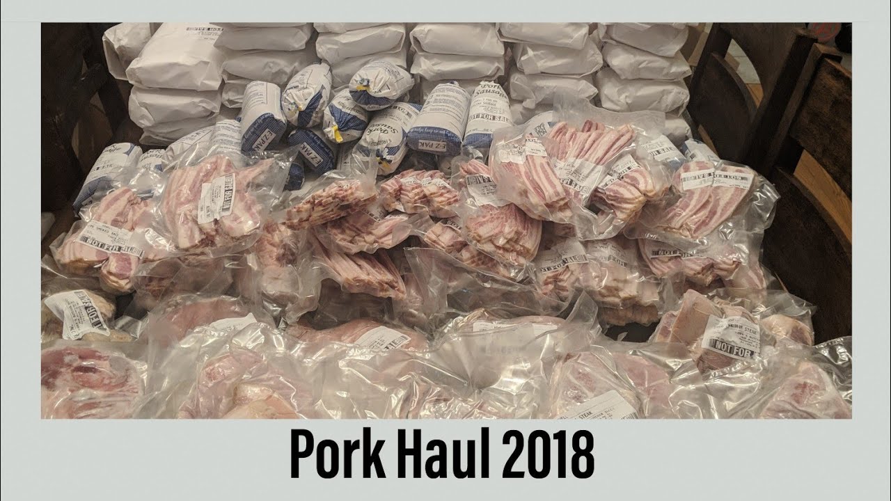 Picking up our pigs from processor. - YouTube