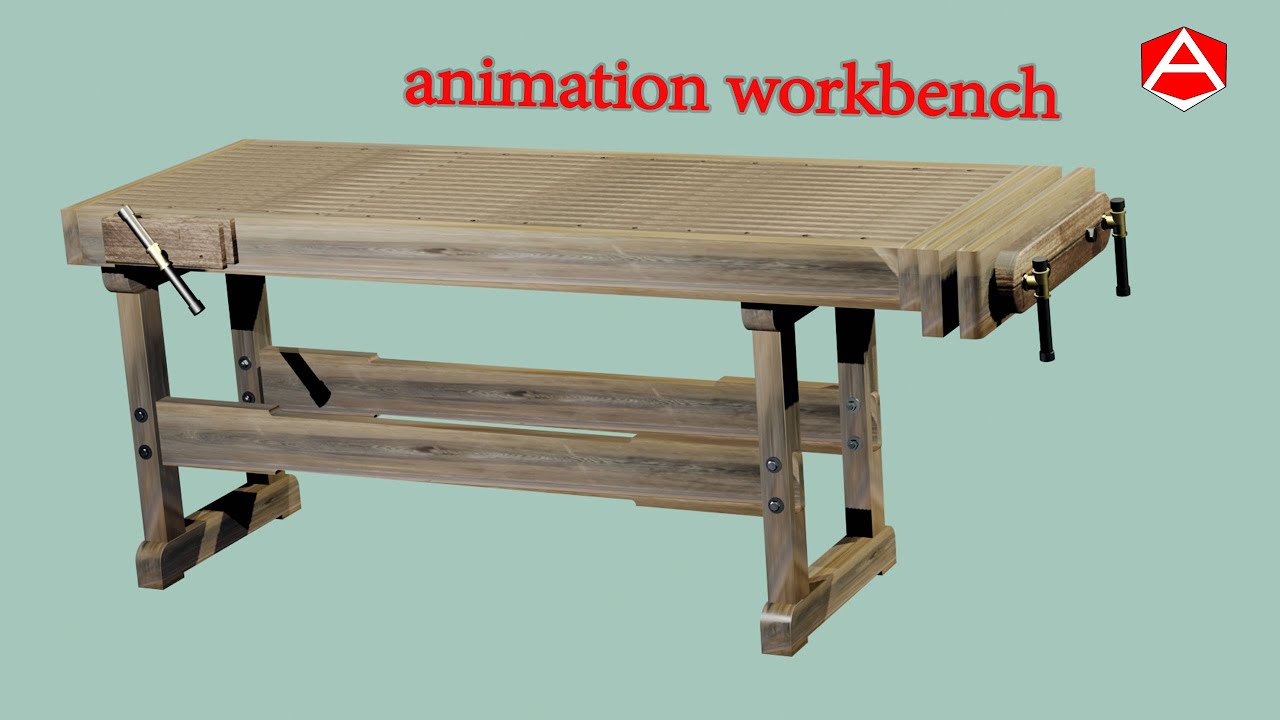 workbench animation (Model blender) - YouTube
